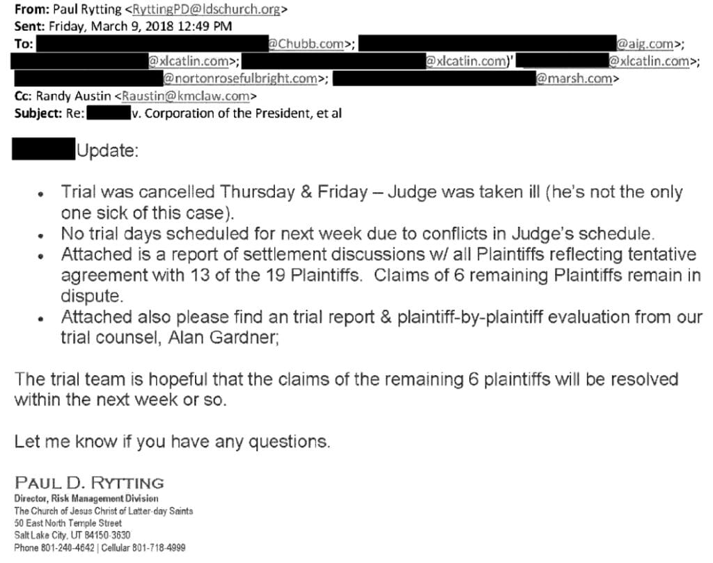 Timeline: LDS church sued insurers after 5-year-long child sex abuse suit