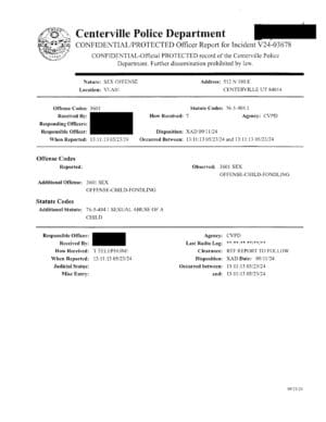 James Ricky Neumeyer - 2024 criminal case - police report 1